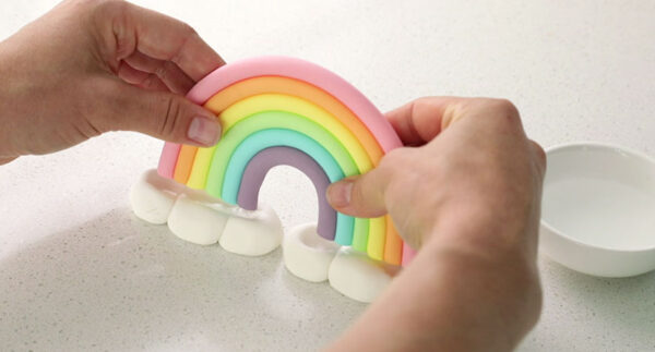 Tutorial: Fondant Rainbow Cake Topper - Queen Fine Foods