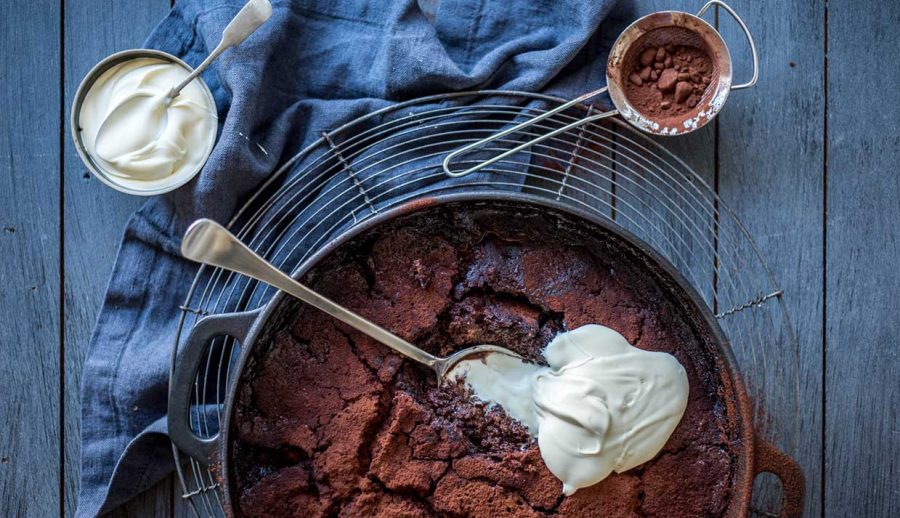 Double-Chocolate-Raspberry-Self-Saucing-Pudding-WEB - Queen Fine Foods