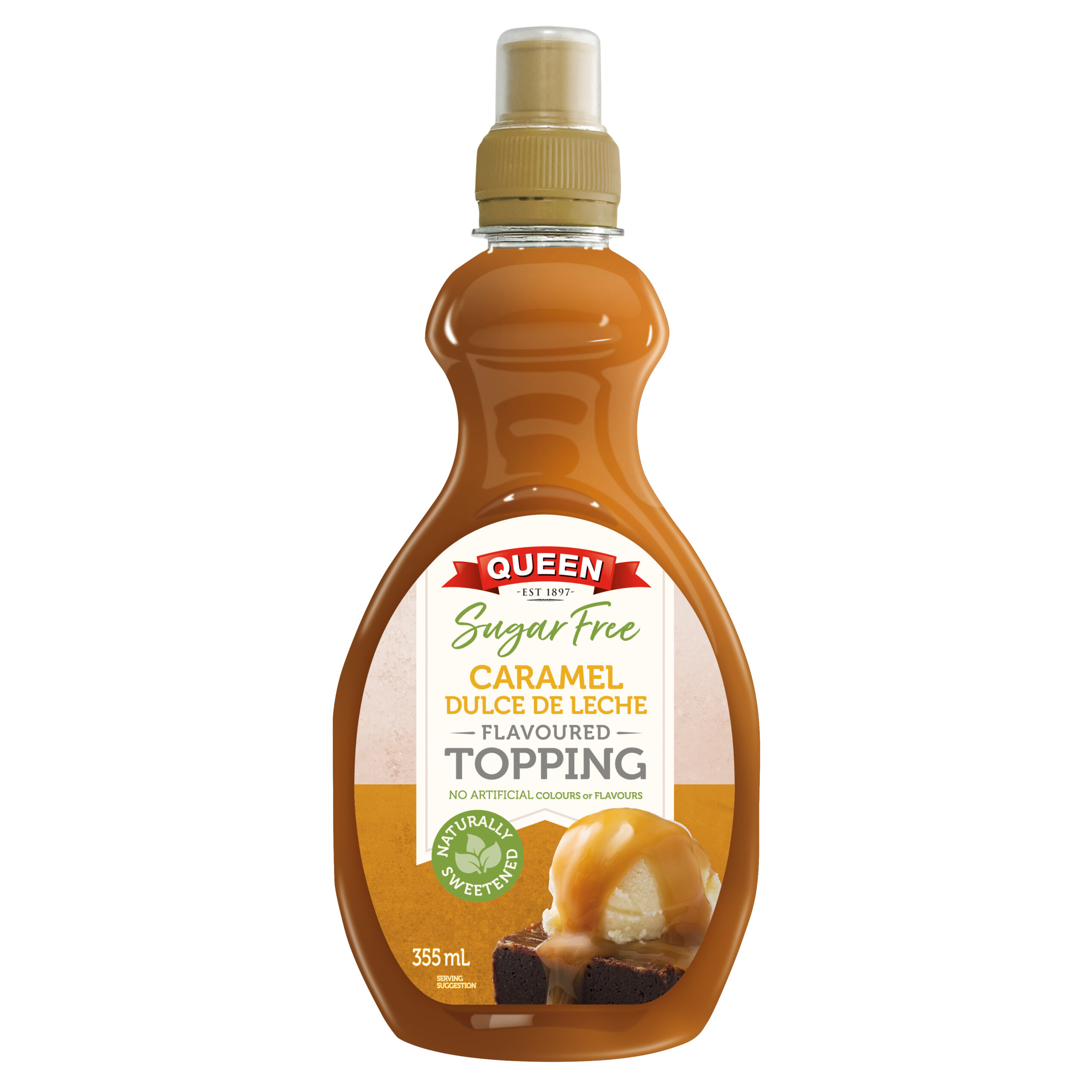 Sugar Free Caramel Dulce De Leche Topping - Queen Fine Foods