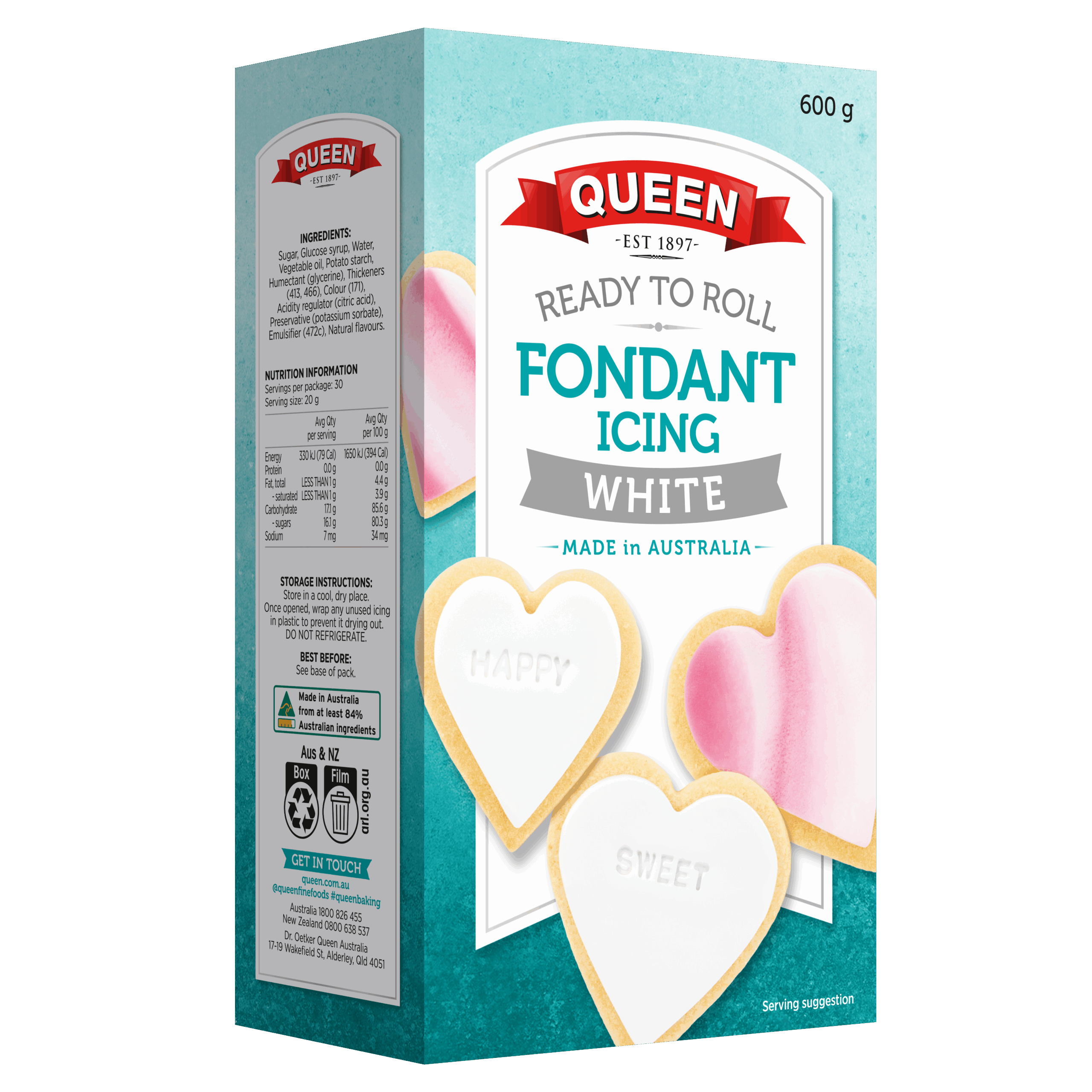 Ready to Roll Icing Rainbow 5 Pack | Queen Fine Foods